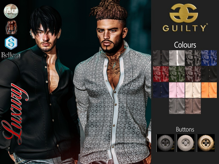 Second Life Marketplace - Guilty 157 Jin Shirt Luxury
